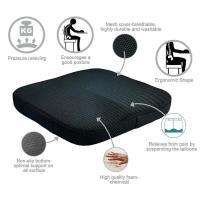 China Removable Cover Memory Foam Seat Cushion for Comfortable in Home Car Office Chair for sale