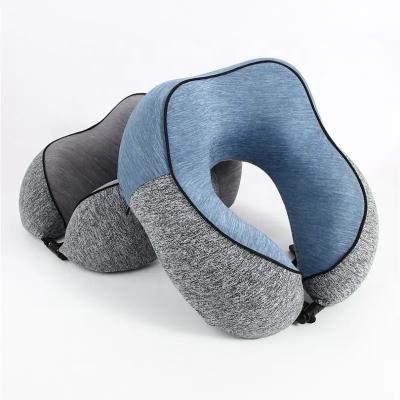 China Comfortable Ice Cooling Portable Removable Memory Foam Air Cushion Travel Neck Pillow for sale