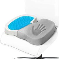 China U-Shape Design Breathable Cooling Gel Memory Foam Seat Cushion for Spine Protection for sale