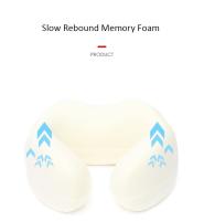 China High Support Memory Foam Travel Pillow Own Custom Logo Packaging for Cars Home Office for sale