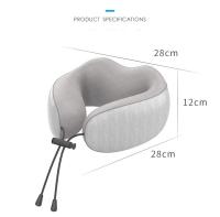 China High Support Memory Foam Travel Pillow Own Custom Logo Packaging for Cars Home Office for sale