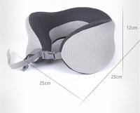 China Travel Essential Own Custom Logo Packaging U-Shaped Memory Foam Neck Pillow for Hotel for sale