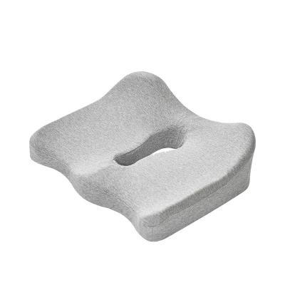 China Orthopedic Sitting Pillows Memory Foam Seat Cushion for Coccyx Pain Relief and Comfort for sale