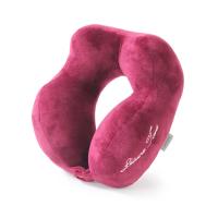 China Soft U Shape Travel Pillow With Adjustable Strap 32x35cm Small Waterproof Cushion for sale
