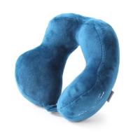 China Soft U Shape Travel Pillow With Adjustable Strap 32x35cm Small Waterproof Cushion for sale
