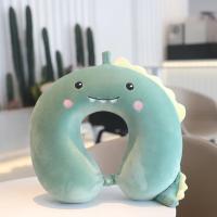 China Portable Kids Travel Neck Pillow Cute Animal Memory Foam Neck Support Pillow for Airplane for sale