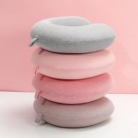 China Memory Foam Travel Pillow Soft Washable Cover Head Neck Support for Airplane Travel for sale