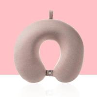 China Memory Foam Travel Pillow Soft Washable Cover Head Neck Support for Airplane Travel for sale
