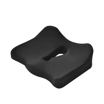 China Embroidery Logo Non-Slip Orthopedic Memory Foam Seat Cushion for Pressure Relief for sale