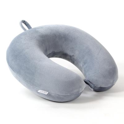 China Travel Pillow Memory Foam Head Neck Support for Traveling Soft Washable Cover Included for sale