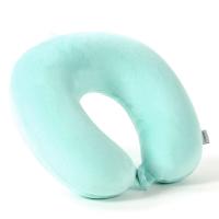 China Travel Pillow Memory Foam Head Neck Support for Traveling Soft Washable Cover Included for sale
