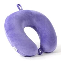 China Travel Pillow Memory Foam Head Neck Support for Traveling Soft Washable Cover Included for sale