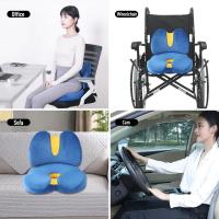 China 2 in 1 Memory Foam Seat Cushion with Back Support Cushion 35.2X41X9.5cm / 38.6x27x10cm for sale
