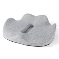 China Ergonomic Design Coccyx Support Seat Cushion with 3D Mesh Breathable Cover and Anti-Static for sale