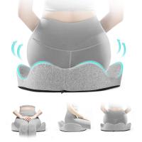 China Ergonomic Design Coccyx Support Seat Cushion with 3D Mesh Breathable Cover and Anti-Static for sale