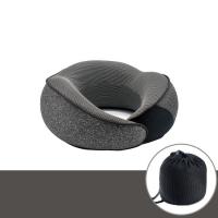 China Custom Logo Accepted U-Shape Memory Foam Neck Pillow for Car Airplane Cervical Pillow for sale