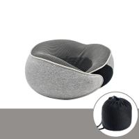 China Custom Logo Accepted U-Shape Memory Foam Neck Pillow for Car Airplane Cervical Pillow for sale