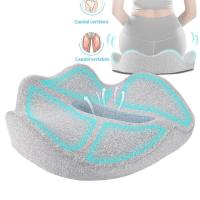 China Custom Logo Accepted Coccyx Orthopedic Memory Foam Comfort Seat Cushion for Office Chair for sale
