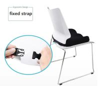 China Memory Foam Office Chair Seat Cushion with Adjustable Fixed Strap and 3D Mesh Cover for sale