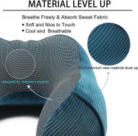 China Travel in Comfort Knitted Memory Foam Travel Pillow with 360-Degree Head Support for sale
