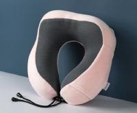 China U-shaped Memory Foam Travel Pillow Slow Reboundable and Foldable for Neck Pain Relief for sale
