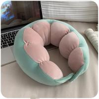 China Folding U-shaped Neck Pillow for Student Office Nap Travel PP Cotton Filling for sale