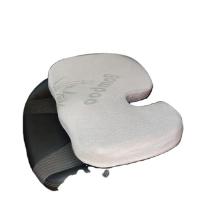 China Customized Logo Seat Cushion Memory Foam Contour Design for Office Chair and Car Seat for sale