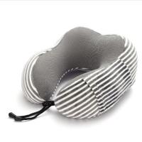 China Customized Own High Support Memory Foam Travel Pillow with Custom Logo Packaging for sale