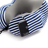 China Customized Own High Support Memory Foam Travel Pillow with Custom Logo Packaging for sale