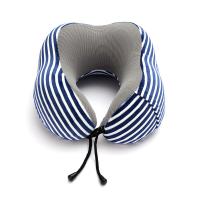 China Customized Own High Support Memory Foam Travel Pillow with Custom Logo Packaging for sale