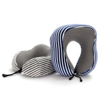 China Customized Own High Support Memory Foam Travel Pillow with Custom Logo Packaging for sale