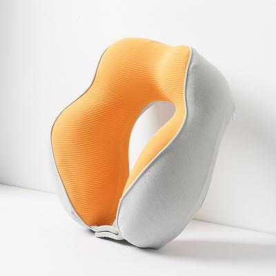 China Custom Logo Packaging U Shaped Neck Pillow with 100% Memory Foam Filling Material for sale