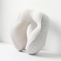 China Custom Logo Packaging U Shaped Neck Pillow with 100% Memory Foam Filling Material for sale