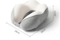 China Custom Logo Packaging U Shaped Neck Pillow with 100% Memory Foam Filling Material for sale
