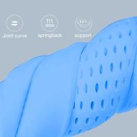 China Removable and Washable Gel Memory Foam Orthopedic Seat Cushion Lumbar Support Pillow Set for sale