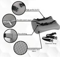 China Removable and Washable Gel Memory Foam Orthopedic Seat Cushion Lumbar Support Pillow Set for sale