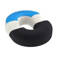 China Orthopedic Round Shape Cooling Gel Memory Foam Donut Seat Cushion with Coccyx Support for sale