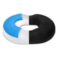 China Orthopedic Round Shape Cooling Gel Memory Foam Donut Seat Cushion with Coccyx Support for sale