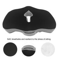 China BLK Memory Foam Coccyx Seat Cushion for Sciatica Relief and Hemorrhoids Prevention for sale