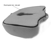 China BLK Memory Foam Coccyx Seat Cushion for Sciatica Relief and Hemorrhoids Prevention for sale