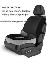 China BLK Memory Foam Coccyx Seat Cushion for Sciatica Relief and Hemorrhoids Prevention for sale