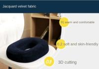 China Customized Slow Recovery Seat Cushion for Pregnant Women in Office Anti-Static Design for sale