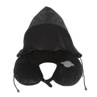China 43*27*9cm PORTABLE U-shaped Neck Pillow with Hood Your Travel and Office Lunch Companion for sale