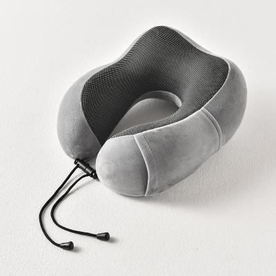 China Travel Nap Sitting Sleeping U Shaped Neck Pillow with Memory Foam and Custom Logo for sale
