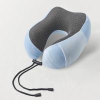 China Travel Nap Sitting Sleeping U Shaped Neck Pillow with Memory Foam and Custom Logo for sale