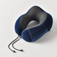 China Travel Nap Sitting Sleeping U Shaped Neck Pillow with Memory Foam and Custom Logo for sale