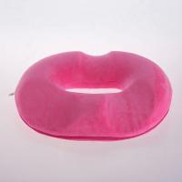China Blue 41*45*7 CM Orthopedic Seat Cushion With Anti-Slip Memory Foam Lumbar Back Cushion for sale