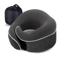 China High Support Memory Foam Travel Pillow with Portable Design and Custom Logo Packaging for sale