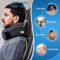 China High Support Memory Foam Travel Pillow with Portable Design and Custom Logo Packaging for sale
