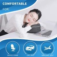 China High Support Memory Foam Travel Pillow with Portable Design and Custom Logo Packaging for sale